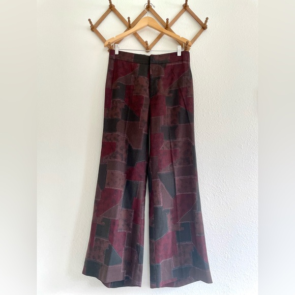 Vintage | Pants | Vintage Patchwork Bellbottoms 6s High Waist Wide Leg ...
